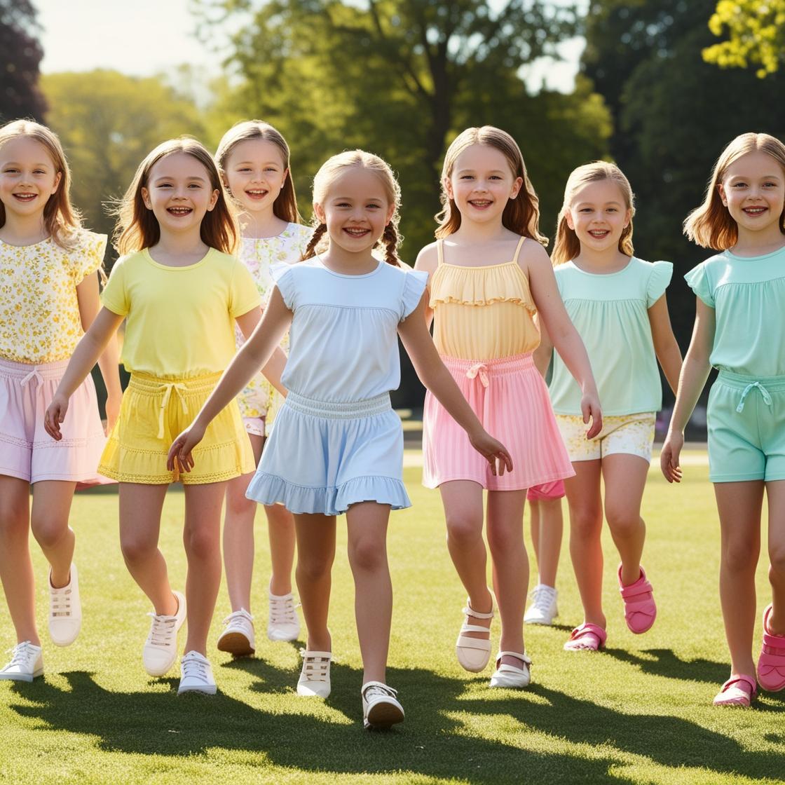 🌸 Moda Bambina Primavera Estate 2025: Colori, Stile e Comodità per Pic ...